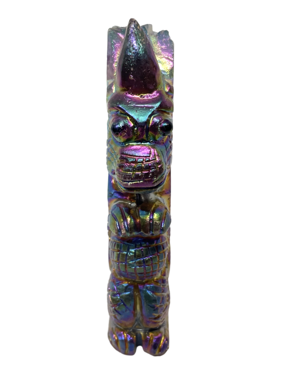 Aura Quartz Cluster Dragon # 401 – Wicked Crystals and Things