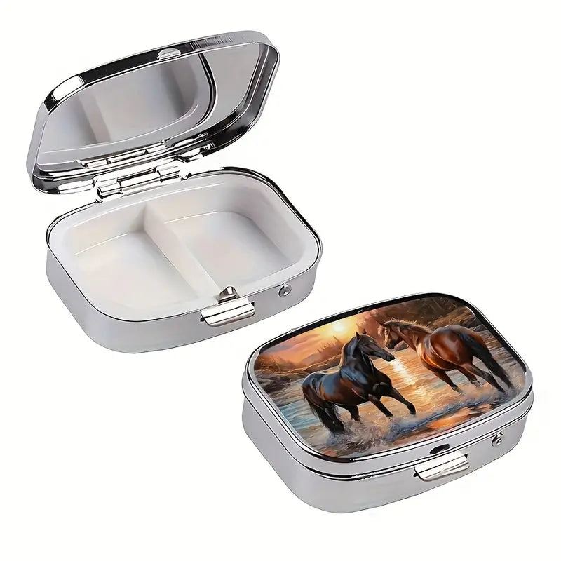 Horses Pill Box – Wicked Crystals and Things