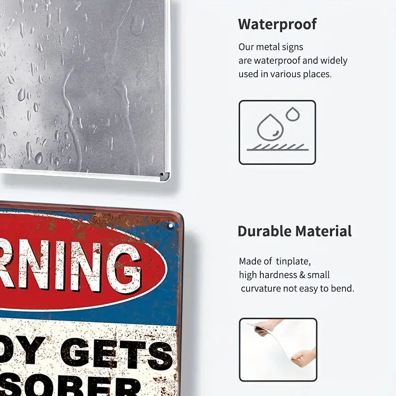 "Warning" Sign – Wicked Crystals and Things