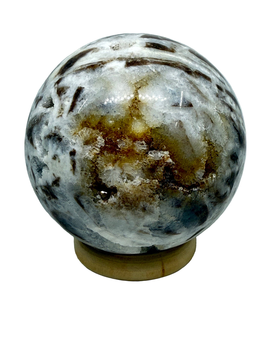 Sphalerite Sphere #335 - 6.5cm – Wicked Crystals and Things