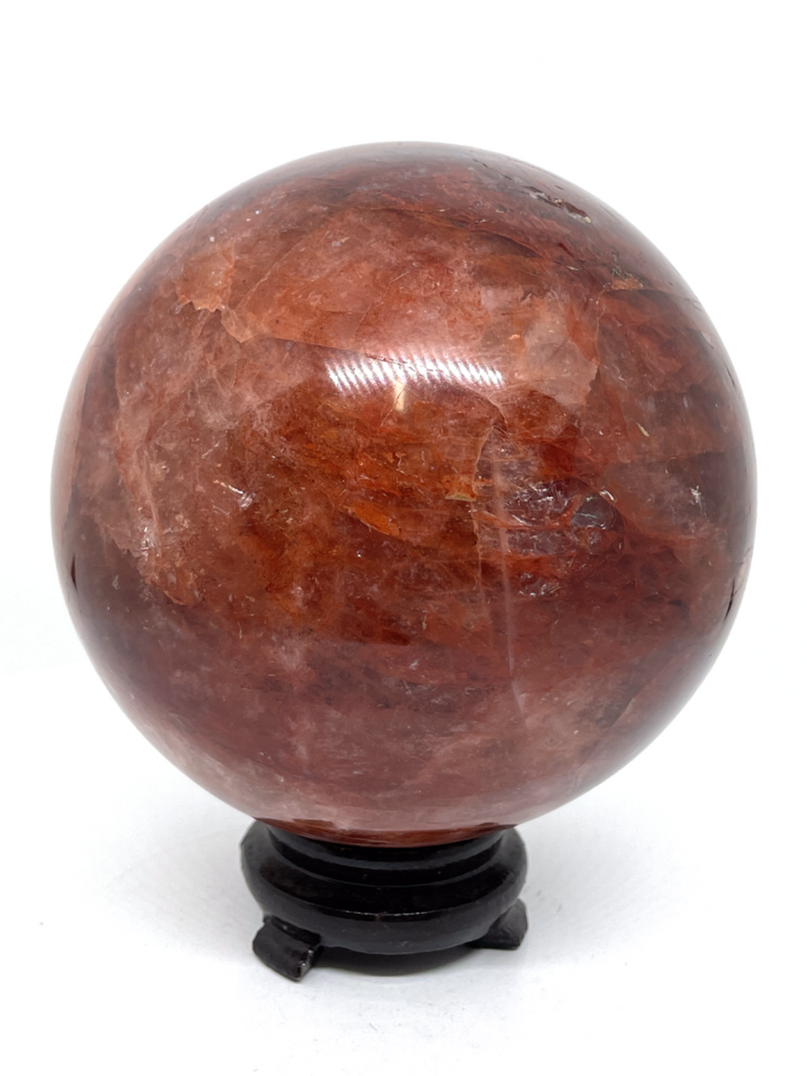 Fire Quartz Sphere #75 - 10cm – Wicked Crystals and Things