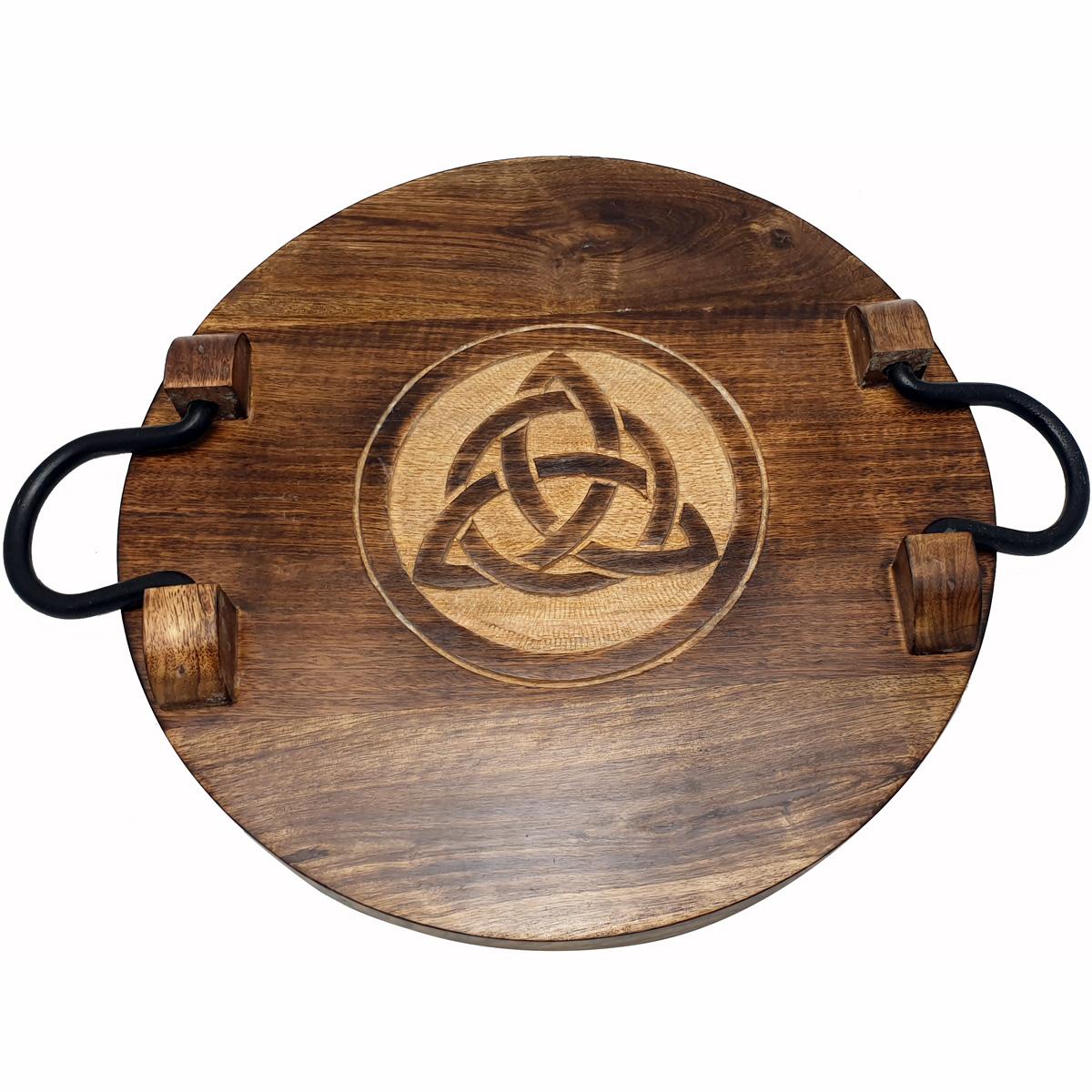 Altar Tray - Triquetra – Wicked Crystals and Things