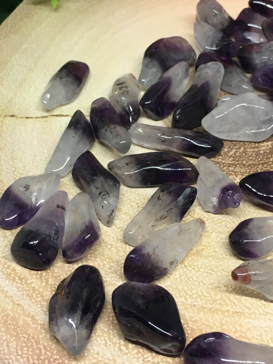 Amethyst Dog Tooth Tumble Stones (pkt of 3) – Wicked Crystals and Things