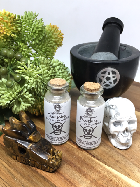 Lyllith Dragonheart - Banishing Powder – Wicked Crystals and Things