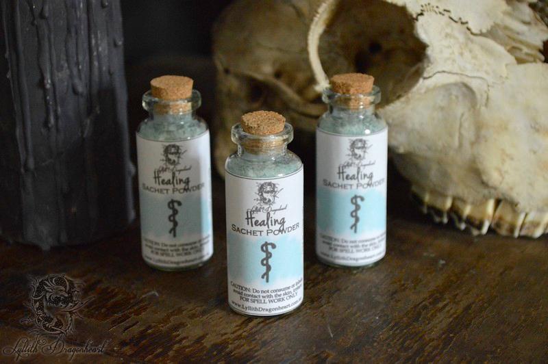 Lyllith Dragonheart - Healing Powder – Wicked Crystals and Things