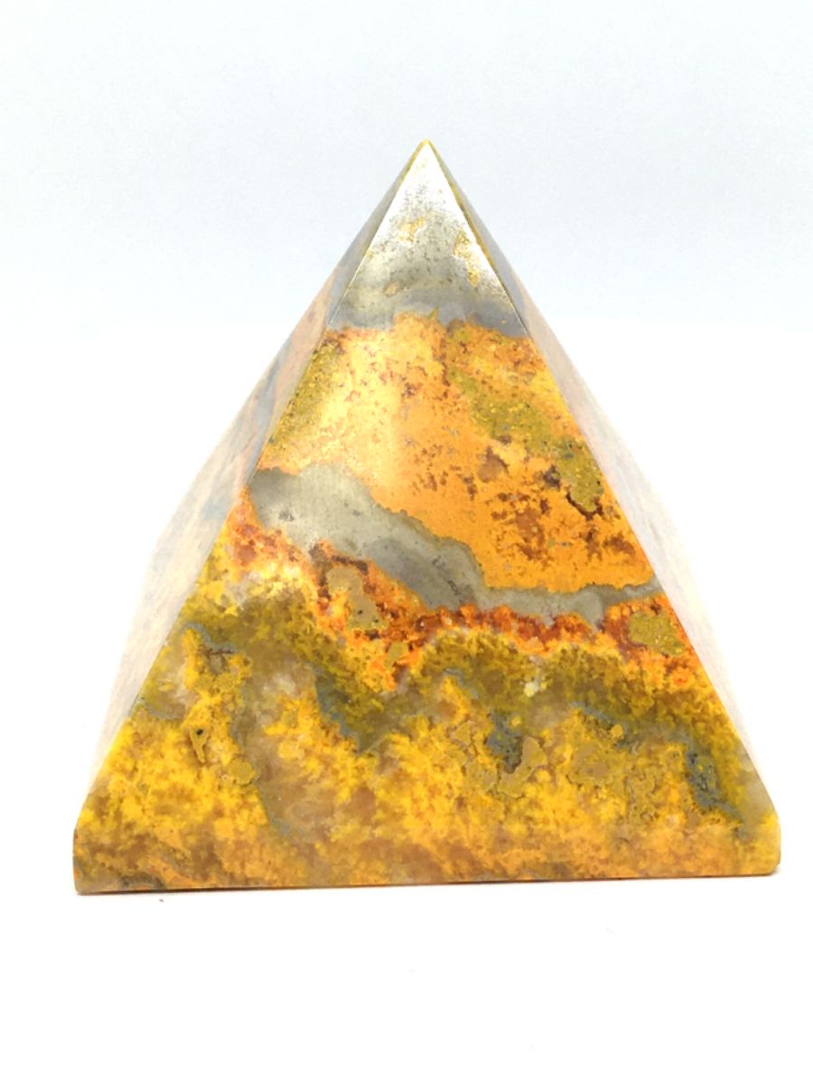 Bumble Bee Jasper Pyramid #143 – Wicked Crystals and Things