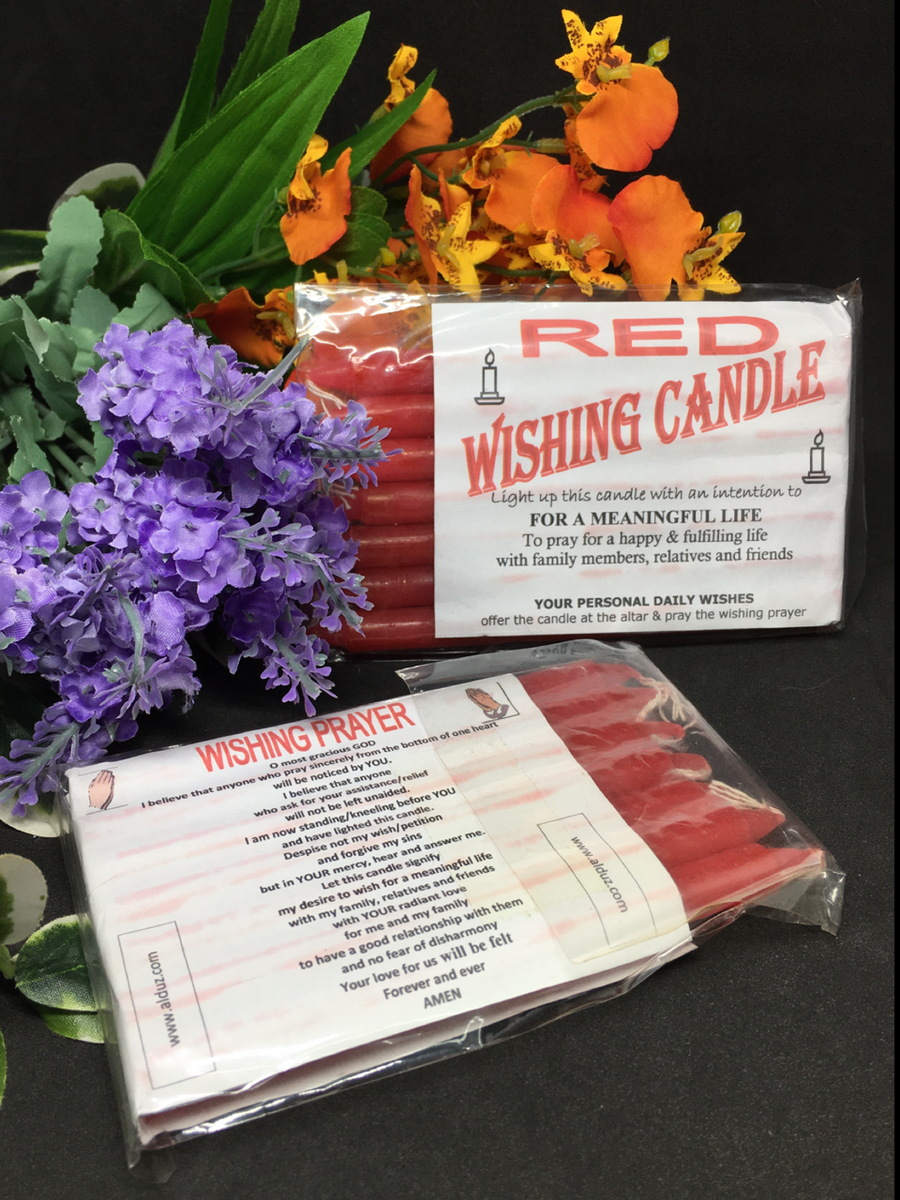 Wishing Candle - Red – Wicked Crystals and Things