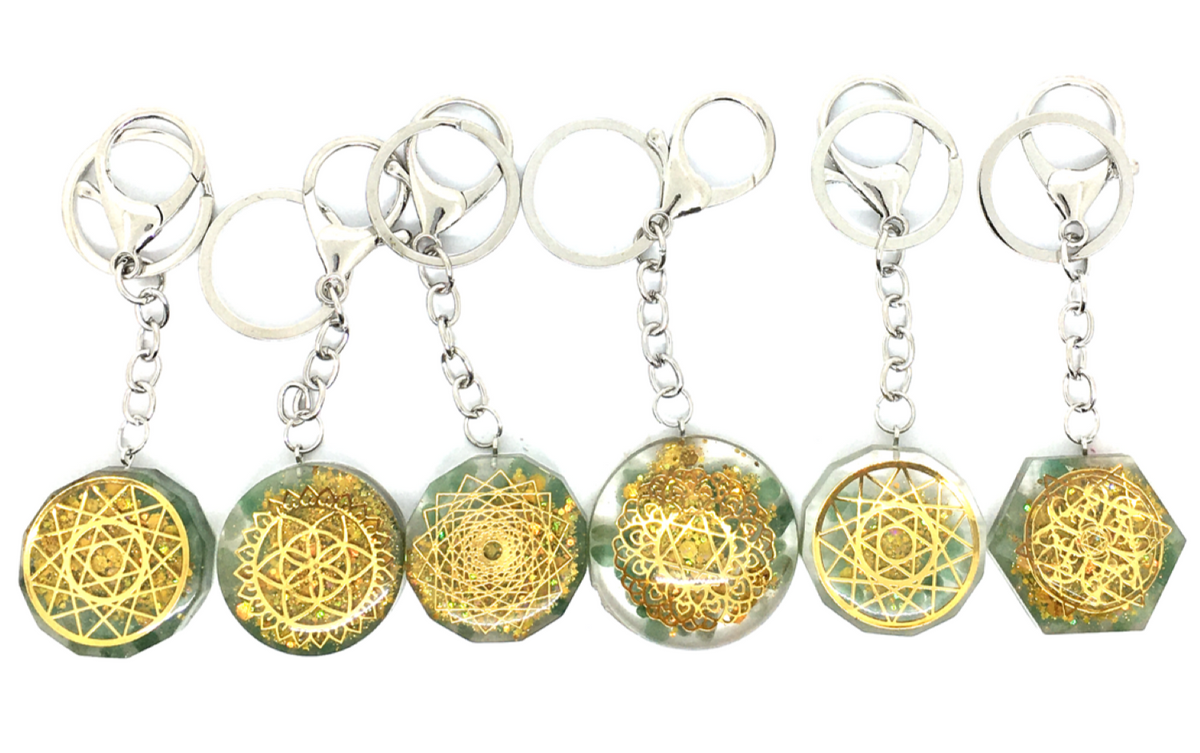 Resin Key Rings – Wicked Crystals and Things