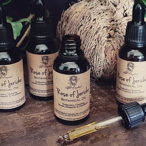 Rose of Jericho Oil 30ml - Lyllith Dragonheart – Wicked Crystals and Things
