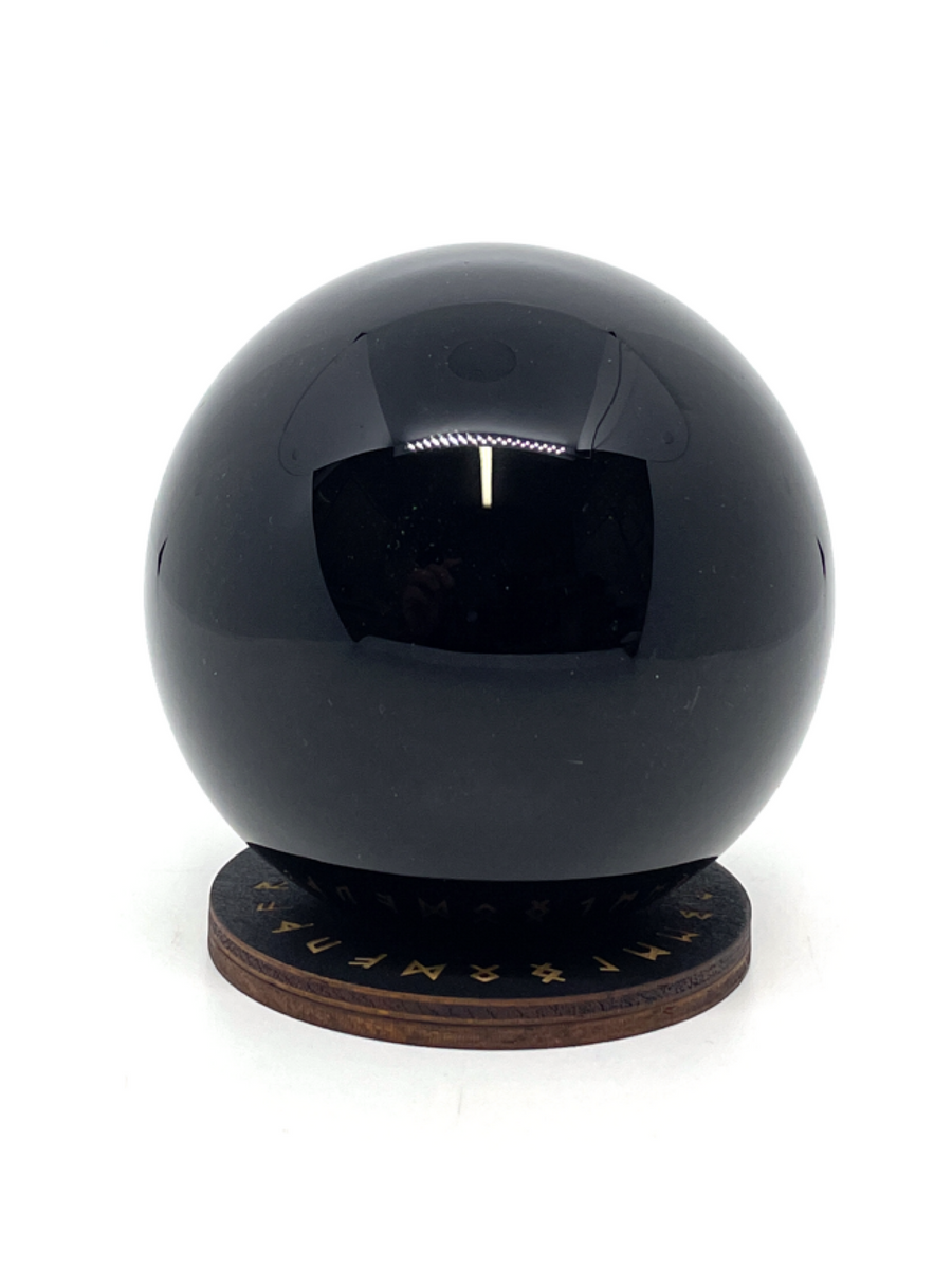 Black Obsidian Sphere #331 - 8.5cm – Wicked Crystals and Things