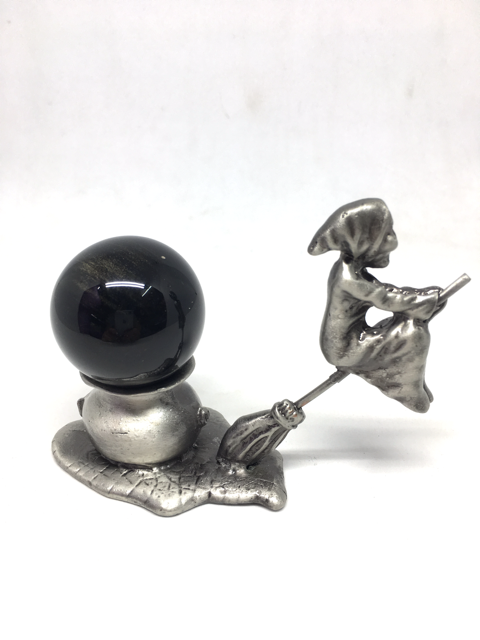 Witch Pewter Sphere Stand – Wicked Crystals and Things