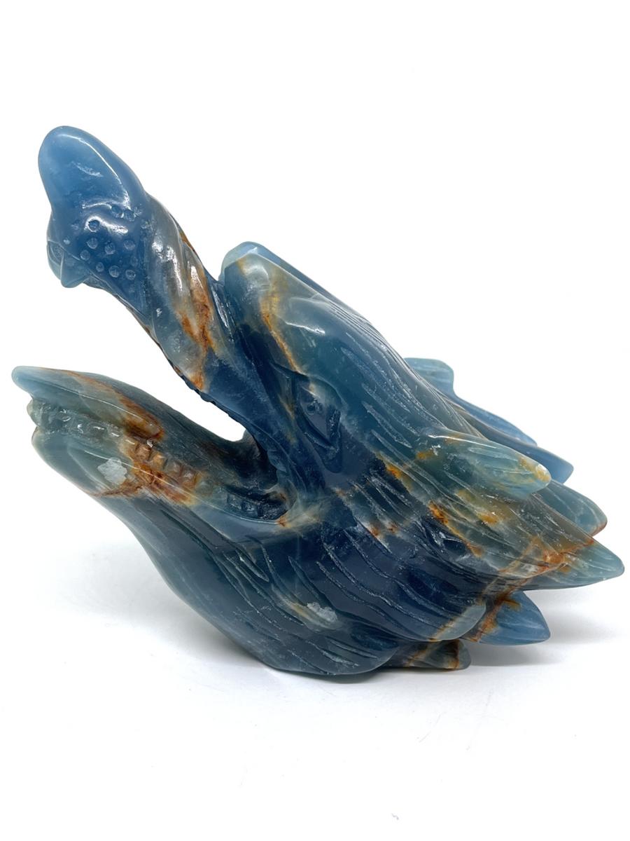 Blue Onyx Wolf #35 – Wicked Crystals and Things
